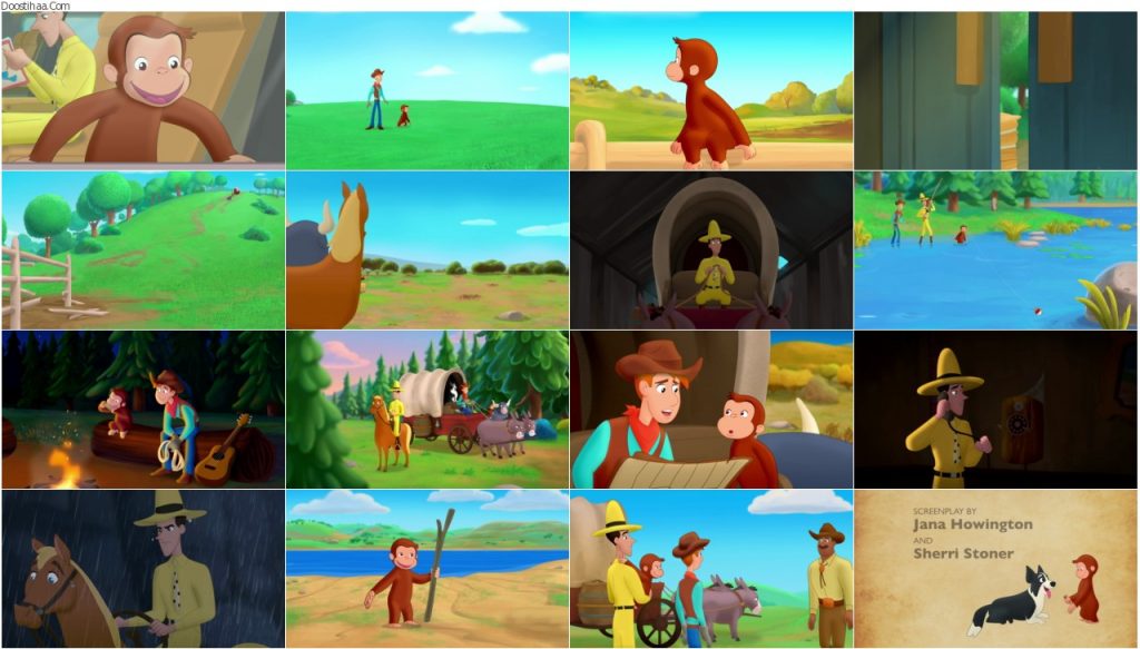دانلود انیمیشن Curious George: Go West, Go Wild 2020 BluRay